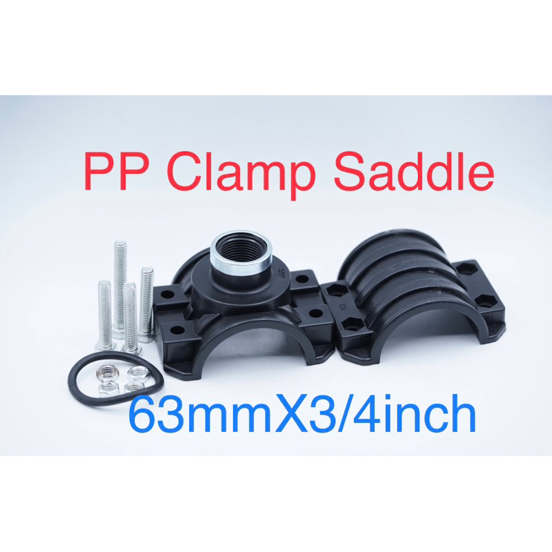 Jual Clamp Saddle Klem Sadle PP 63 mm x 3/4 inch 63mm x 3/4 ...