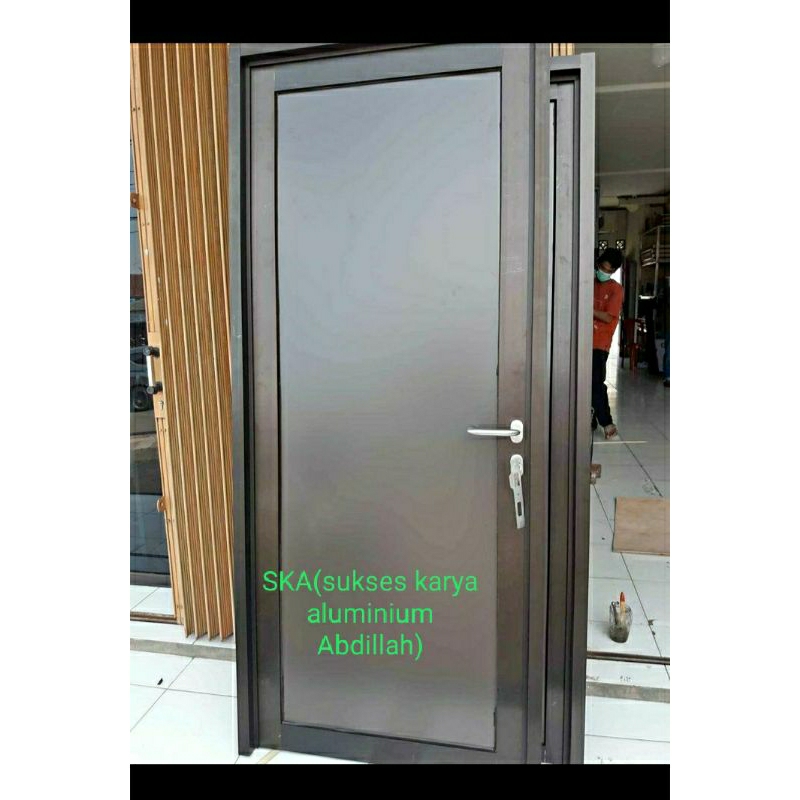 Jual pintu aluminium ACP plus kusen aluminium(komplit tinggal pasang ...