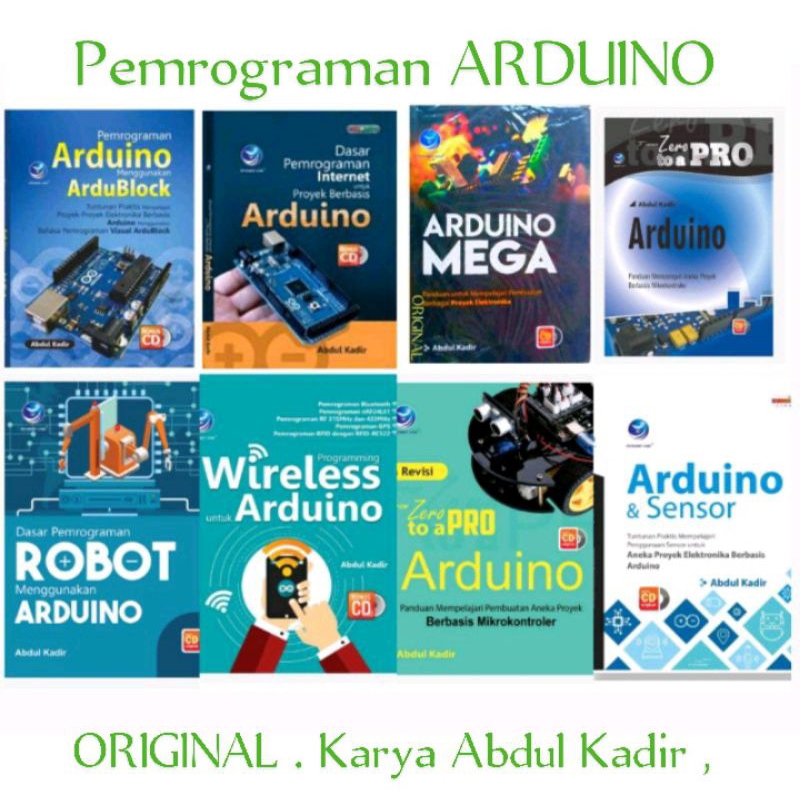 Jual (100% Original). Buku Pemrograman ARDUINO By Abdul Kadir | Shopee ...