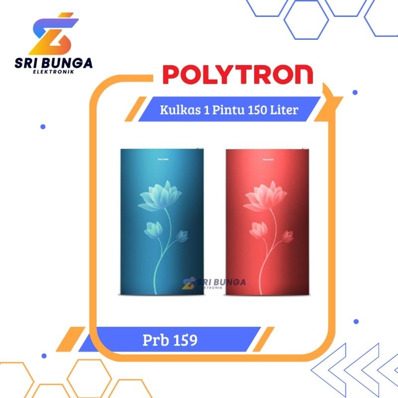 Jual Kulkas POLYTRON 1 Pintu PRB 159 Metallic 150 Liter | Shopee Indonesia