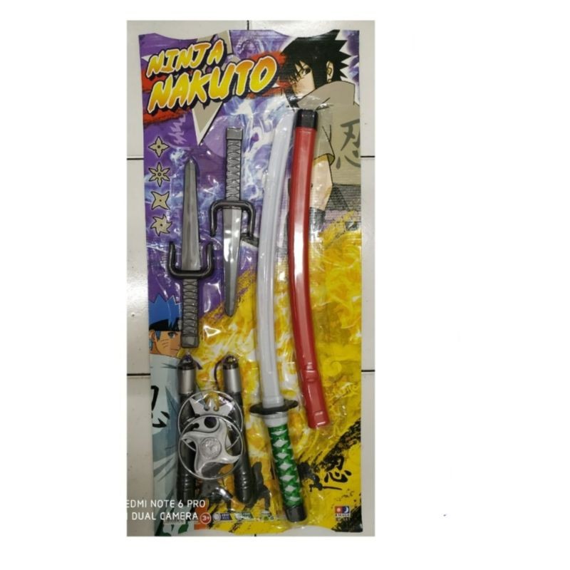 Jual Mainan Pedang Samurai Naruto / pedang Ninja lengkap | Shopee Indonesia