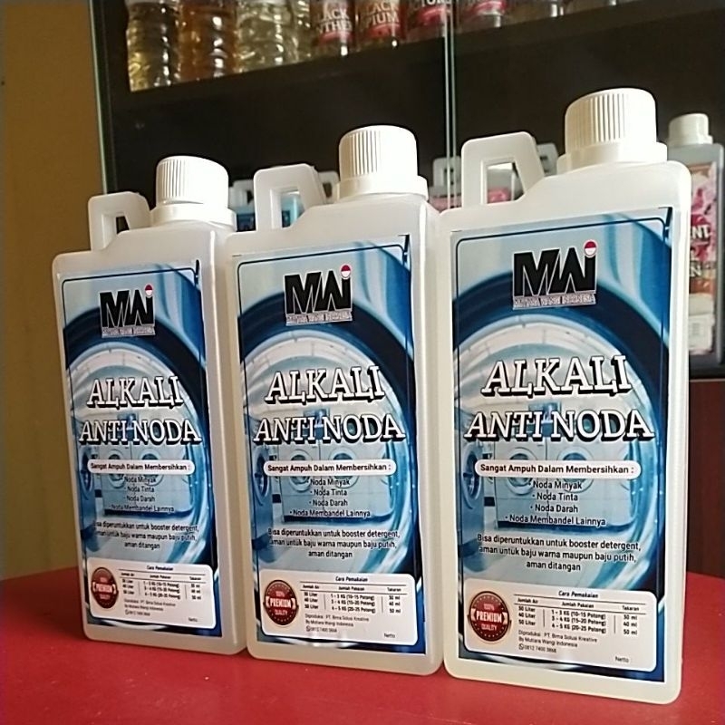 Jual ALKALITE (PENGHILANG NODA BANDEL) / tersedia dgn kemasan 1L dan 5L | Shopee Indonesia