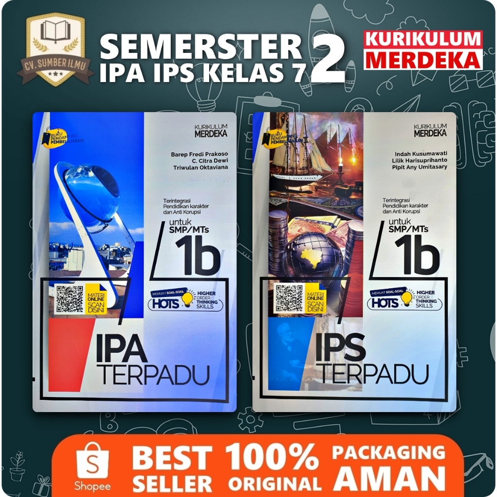 Jual LKS IPA IPS SMP KELAS 7 SEMESTER 2 KURIKULUM MERDEKA | Putra Nugraha | Shopee Indonesia