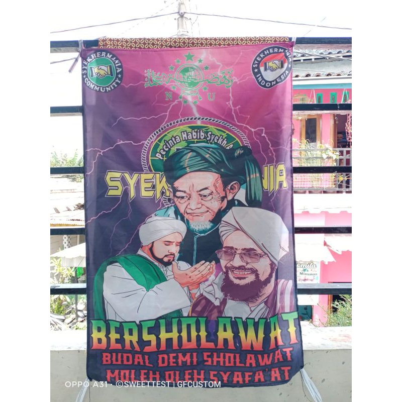 Jual TERBARU + CETAK BENDERA SYEKHERMANIA, BENDERA MAFIA SHOLAWAT ...
