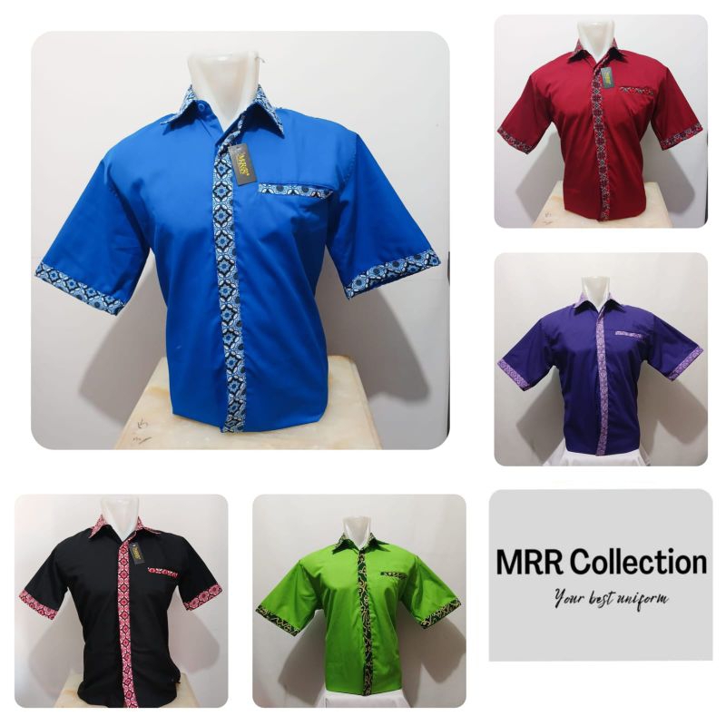 Jual Seragam Kerja Kombinasi Batik, Seragam Kerja, Baju Officeboy, Baju ...