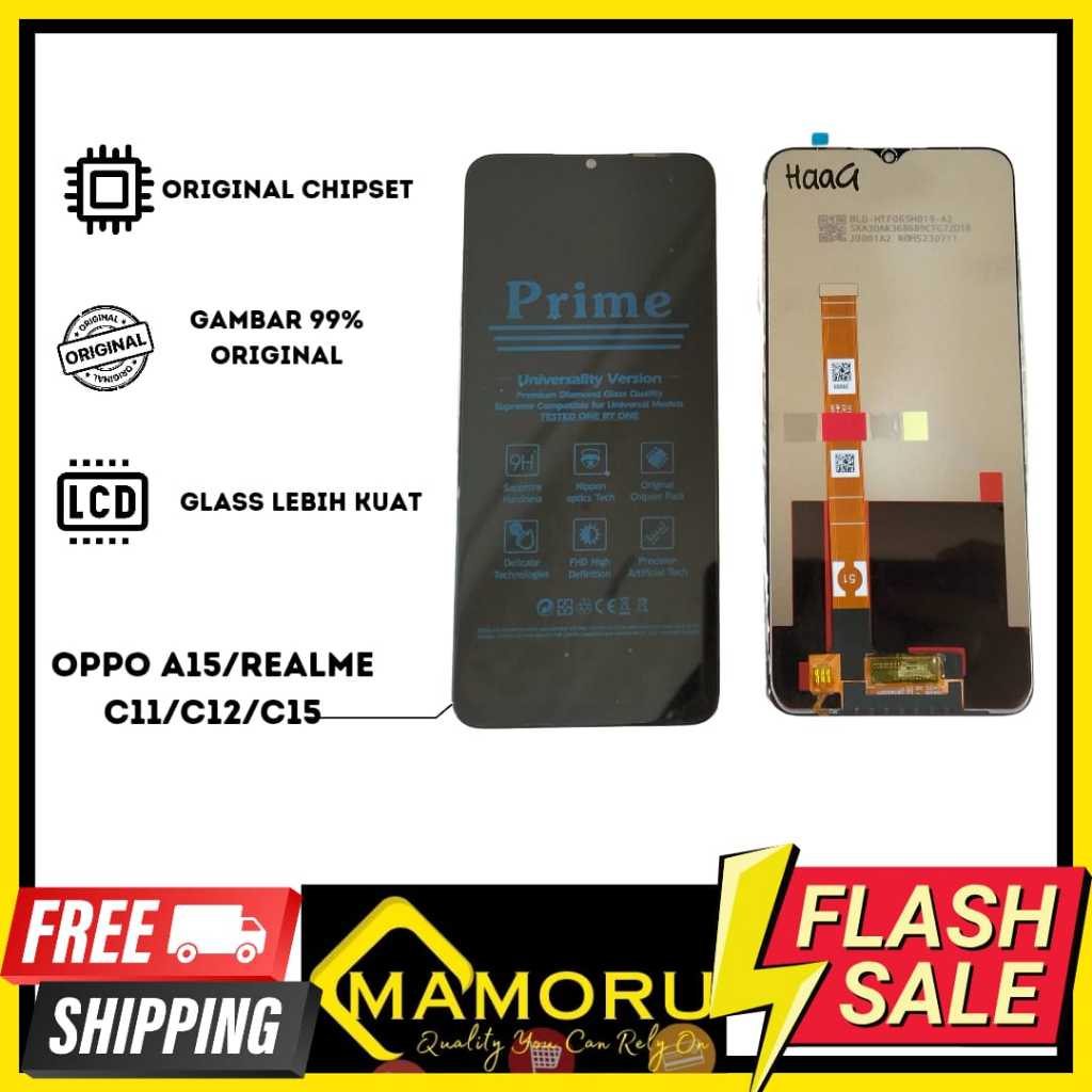 Jual LCD/LAYAR LCD HP OPPO A15/REALME C11/C12/C15 | Shopee Indonesia