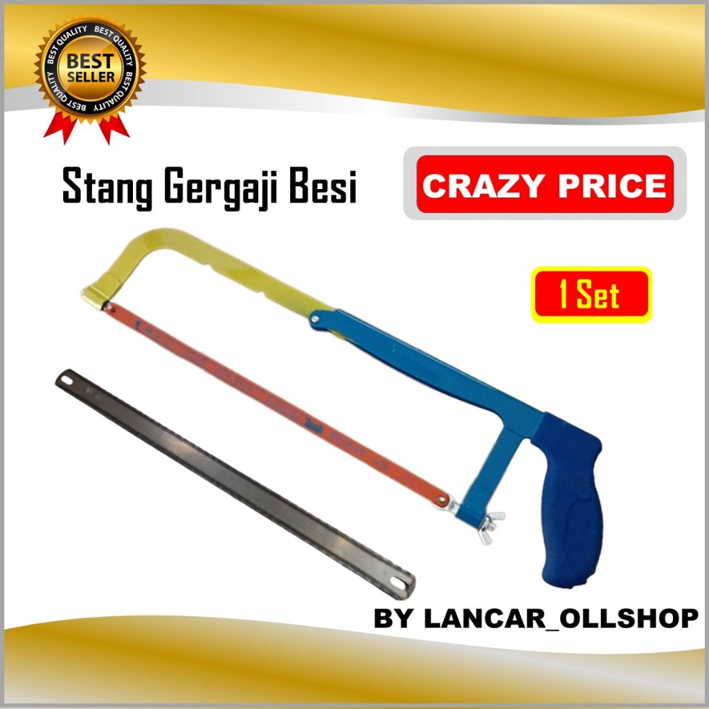 Jual Stang Gagang Gergaji Besi Lapis Karet 12 Inch / Pegangan Gergaji ...