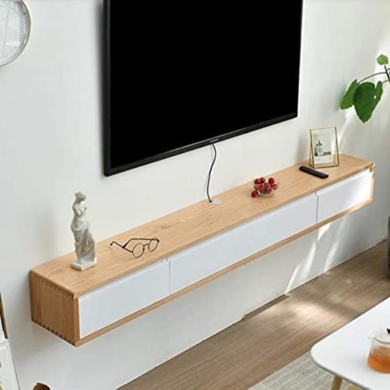 Jual Rak Tv Gantung Meja Tv Minimalis Buffet Tv Laci | Shopee Indonesia