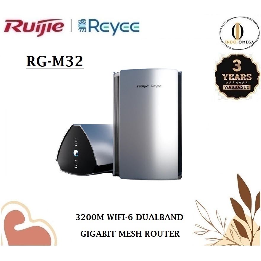 Jual Ruijie Reyee RG-M32 3200M Wi-Fi 6 Dual-band Gigabit Mesh Router ...