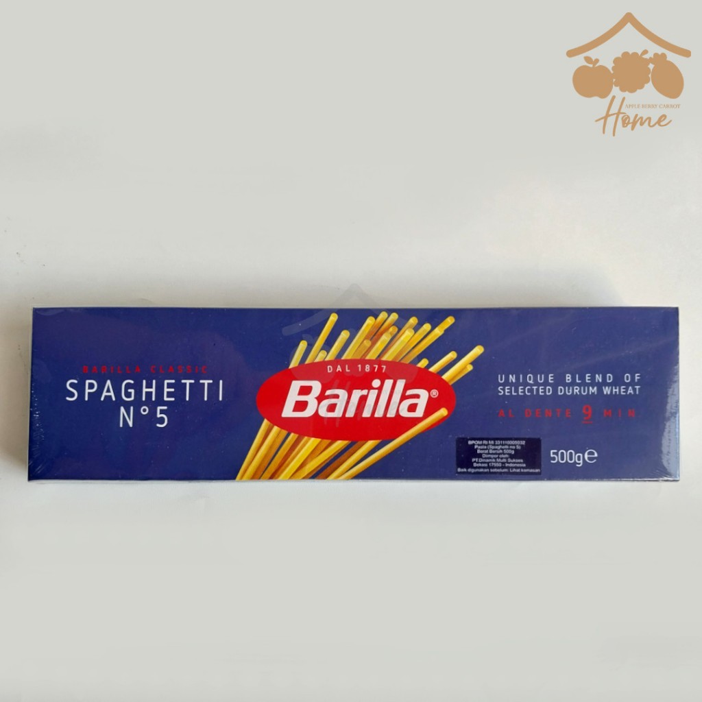 Jual Barilla Spaghetti No 5 500gr barila classic pasta kering no5 500 g ...