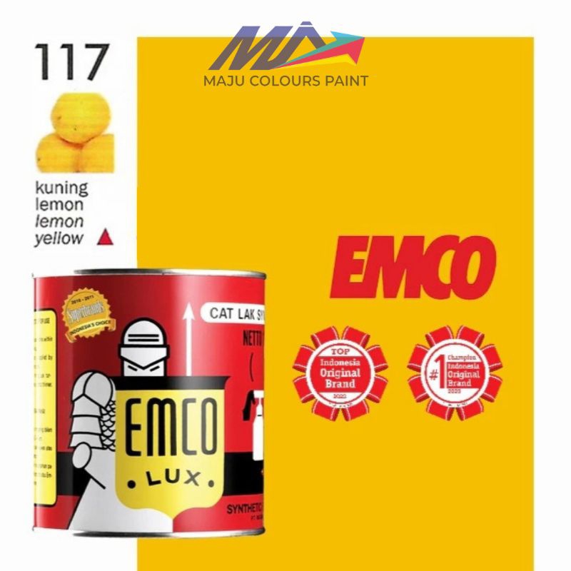 Jual EMCO LUX CAT KAYU DAN BESI 1 KG | Shopee Indonesia