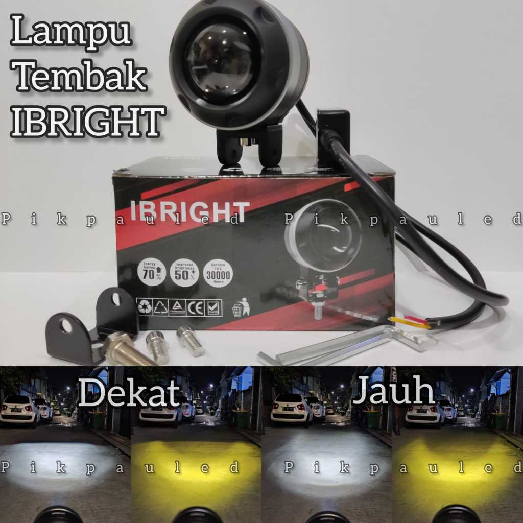 Jual Lampu Tembak Laser IBRIGHT Original Ala Ala Cahaya Biled Super Terang 2 Wana 4 Mode Dengan ...