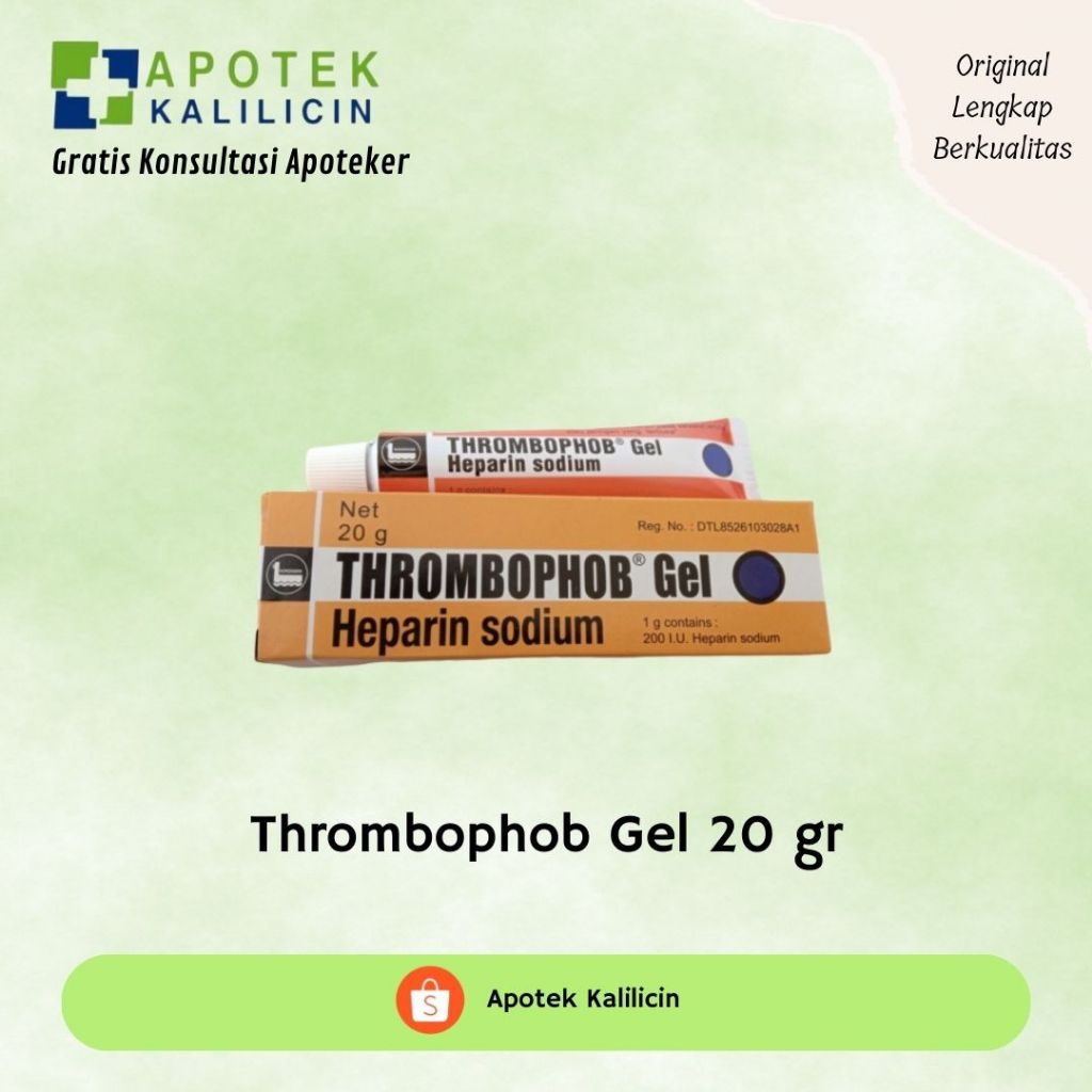 Jual THROMBOPHOB GEL 20 GRAM | Shopee Indonesia