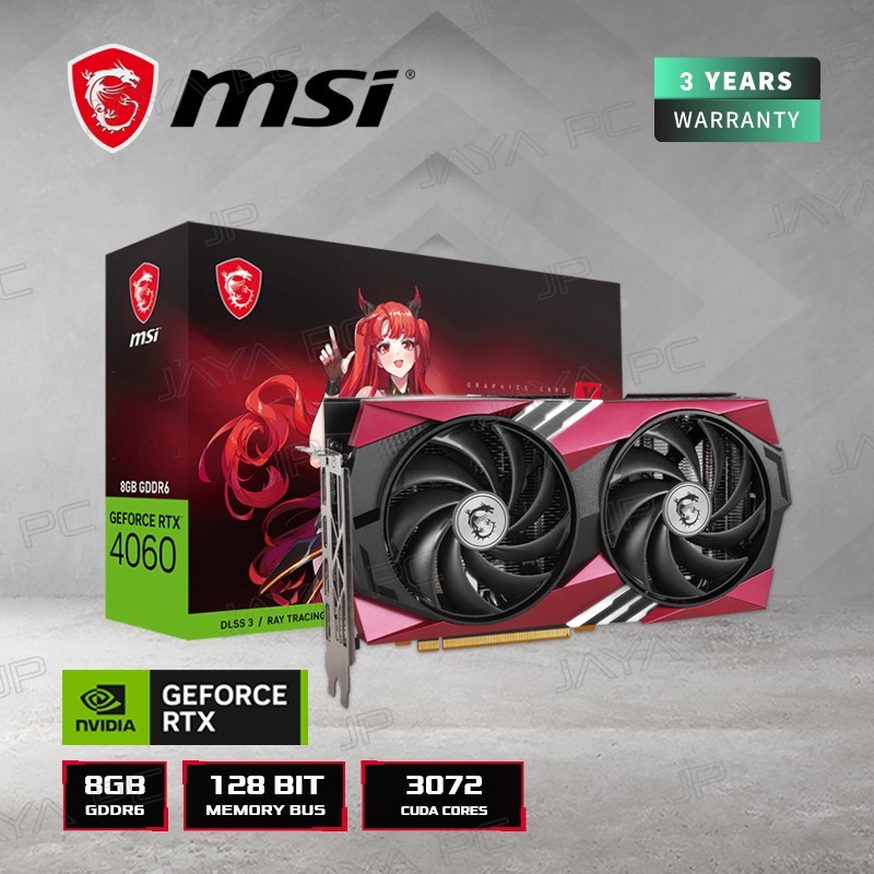 Jual VGA MSI GeForce RTX 4060 Gaming X MLG Edition 8GB - 8 GB DDR6 ...