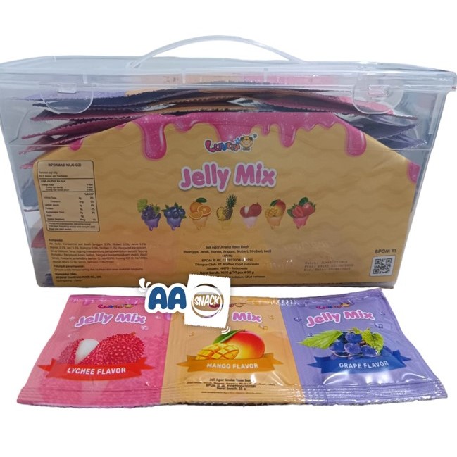 Jual LUVMI JELLY MIX ISI 30 X 35 GR ( FREE PACKING BUBBLE WRAP ...