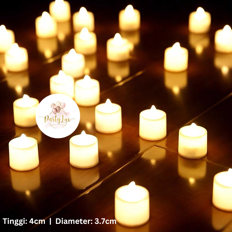 Jual Lilin LED Polos Mini / Lilin Elektrik / Smokeless Candle / Lampu ...