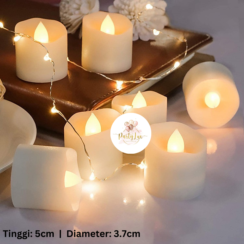 Jual Lilin LED Bentuk Gelombang Wave Ombak / Lilin Elektrik / Smokeless ...