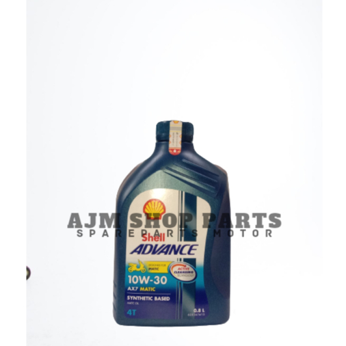 Jual OLI MOTOR SHELL ADVANCE AX7 MATIC 10W 30 0,8L | Shopee Indonesia