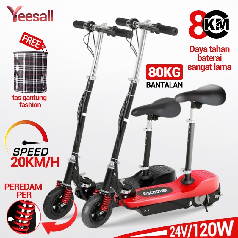 Jual Skuter Elektrik Lipat 8KM/H 4.5AH / Skuter Listrik / Electric ...