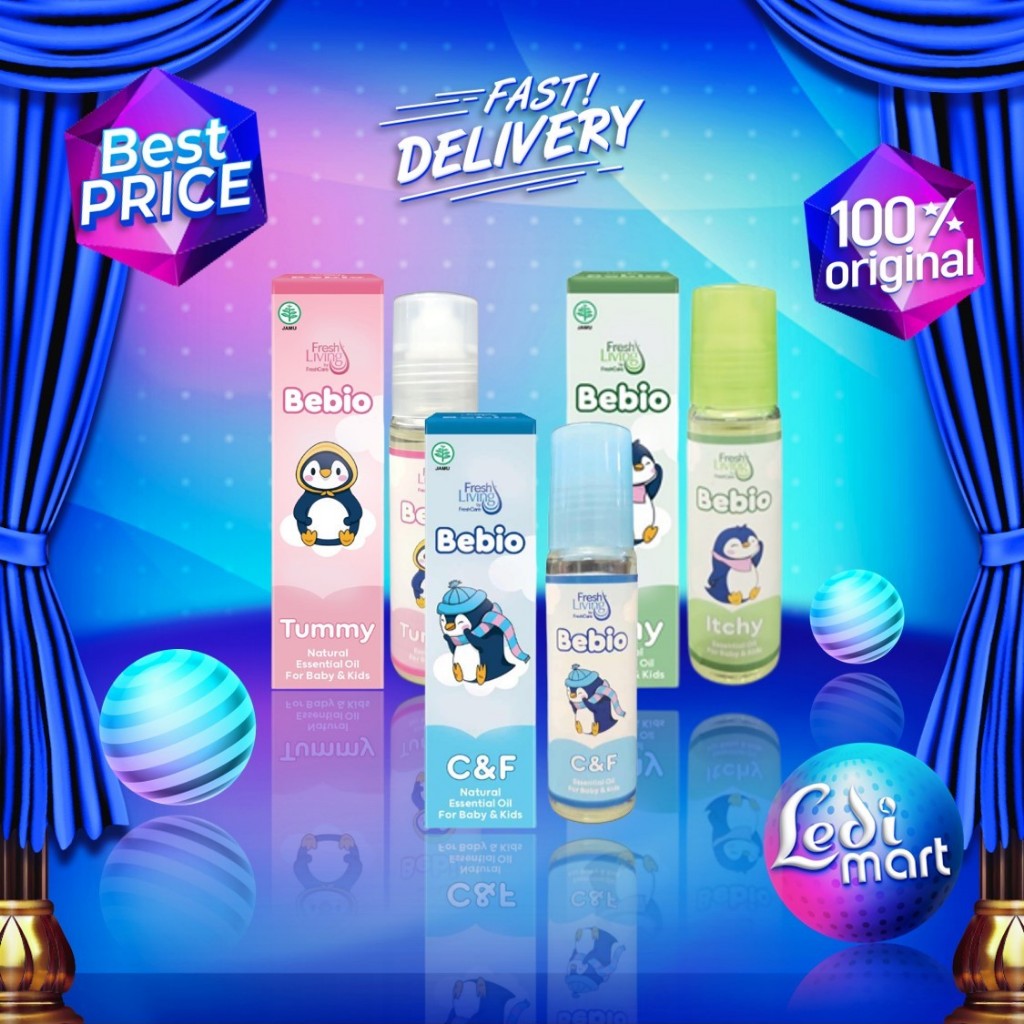 Jual Bebio Essential Oil 9ml | Freshliving Cought And Flu, Itchy, Tummy ...