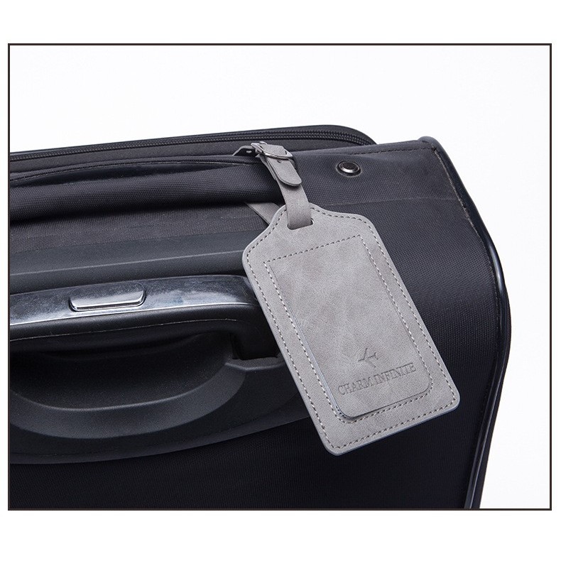 Jual Luggage Tag Label Penanda Koper Kulit (Koper jadi mudah dikenal ...