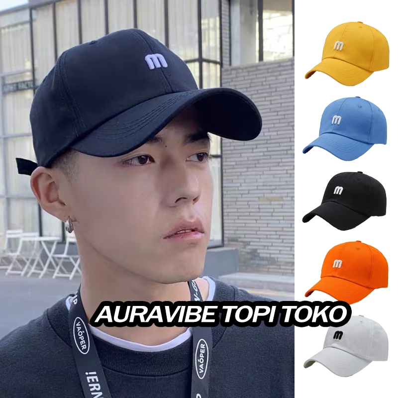 Jual TERLARIS - Topi Baseball Cap Unisex Lembut Top M Huruf Pure Warna ...
