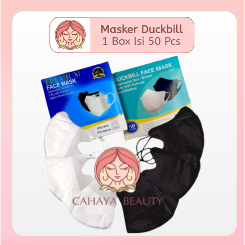 Jual Masker Duckbil / Duckbill 3 Ply Face Mask - 1 Box Isi 50 Pcs ...