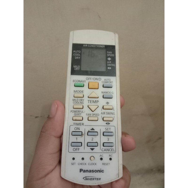 Jual remote AC panasonic inverter bekas hidup | Shopee Indonesia