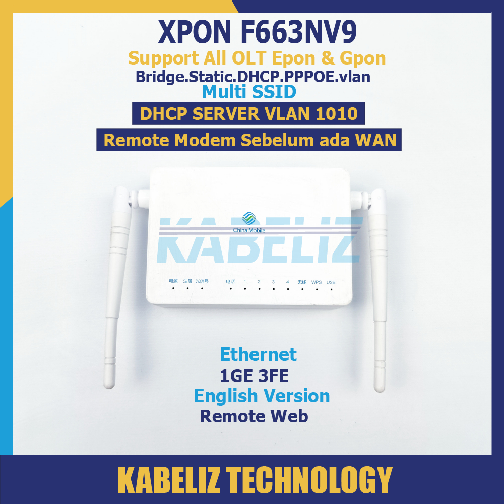 Jual XPON ONU ONT ZTE MODEM EPON GPON WIFI ROUTER SUPPORT SEMUA OLT MURAH SECOND ONT GPON EPON ...