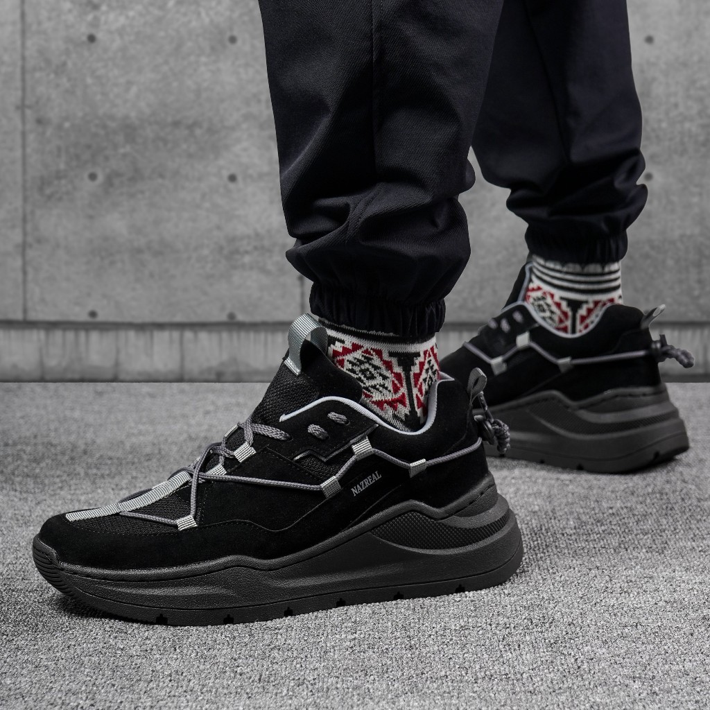 Jual LEGACY BLACK GREY - Sepatu Sneakers Pria Hitam Casual Shoes ...