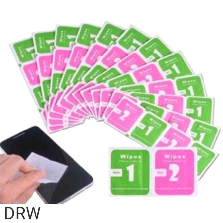 Jual Tissue Tisu Tempered Glass Wipes Pembersih Kaca Layar HP Isi 500 ...