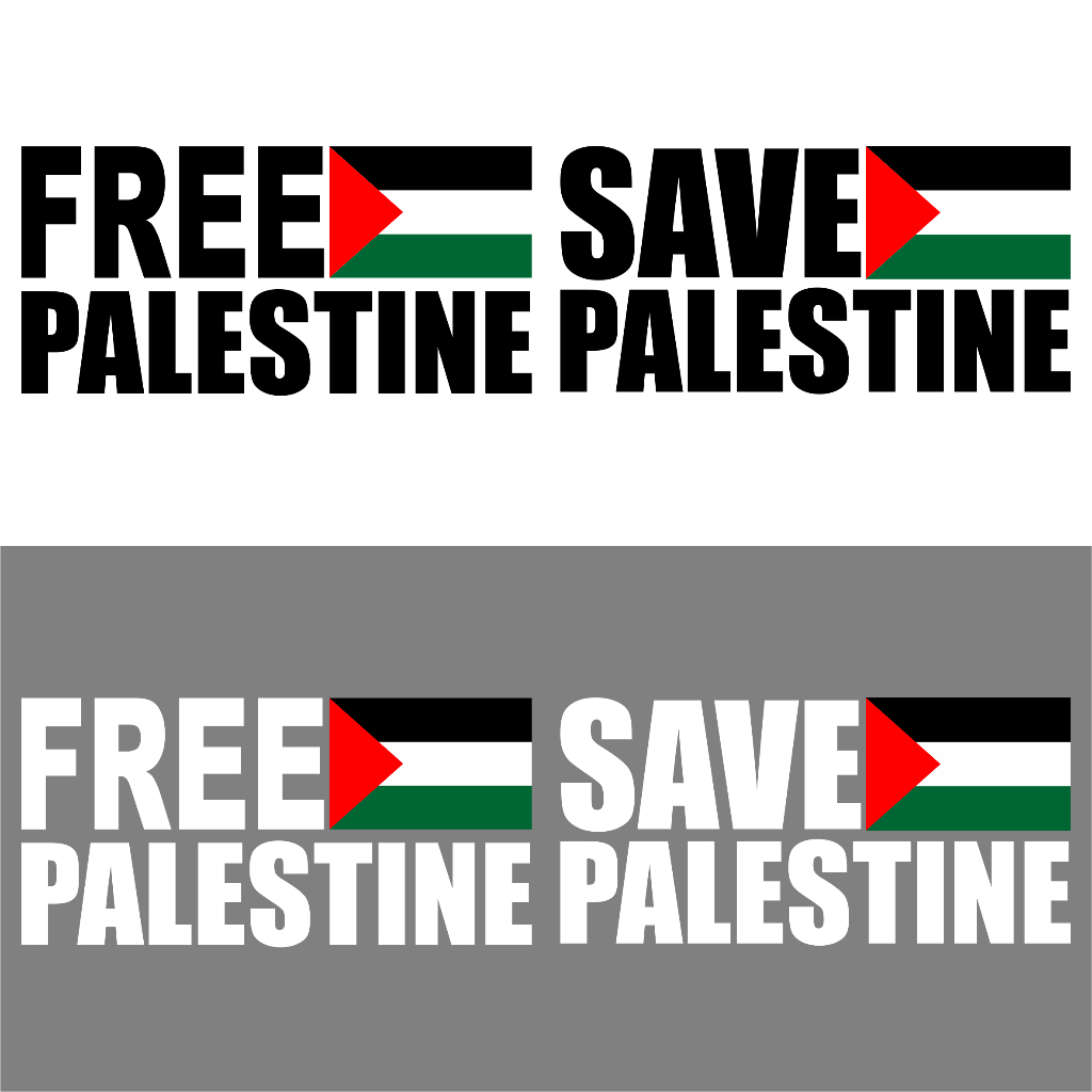 Jual Cutting Sticker Free Palestine / Save Palestine Stiker Palestina ...