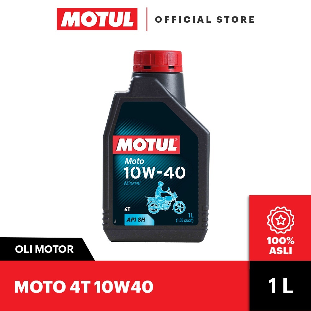 Jual *MOTUL MOTO 4T 10W40 (1L)* Oli Mesin Motor 4T manual - Original | Shopee Indonesia