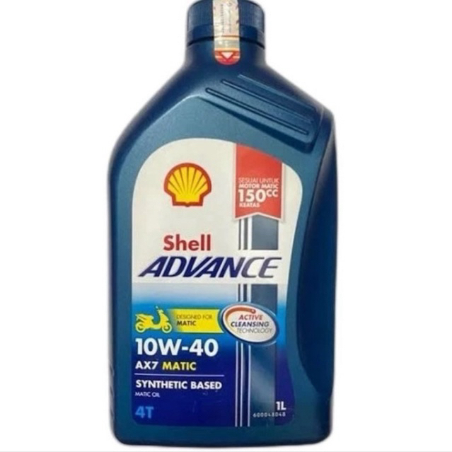 Jual Oli Shell Advance AX7 Matic 1L 10W-40 AEROX / NMAX / PCX / VARIO ...