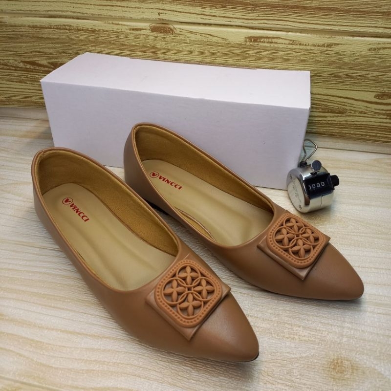 Jual sepatu pansus flat wanita kekian cocok untuk formal dan santai kg ...