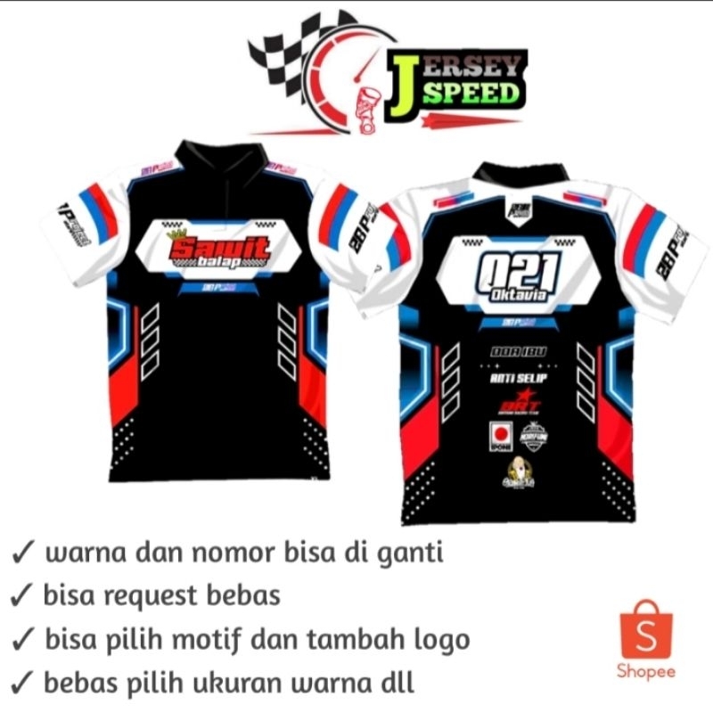 Jual Jersey racing berkera bisa satuan full printing | Shopee Indonesia