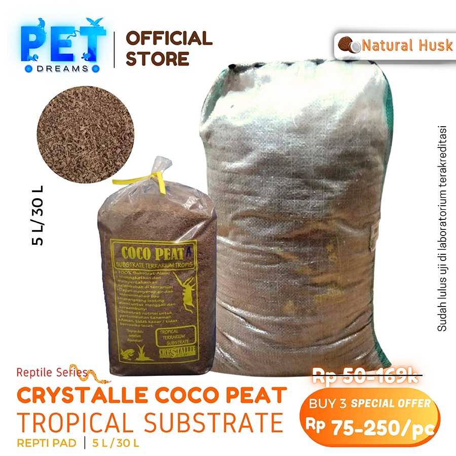 Jual PROMO COCO HUSK COCO CHIP COCO PEAT COCO STICK ALAS KANDANG REPTIL ...