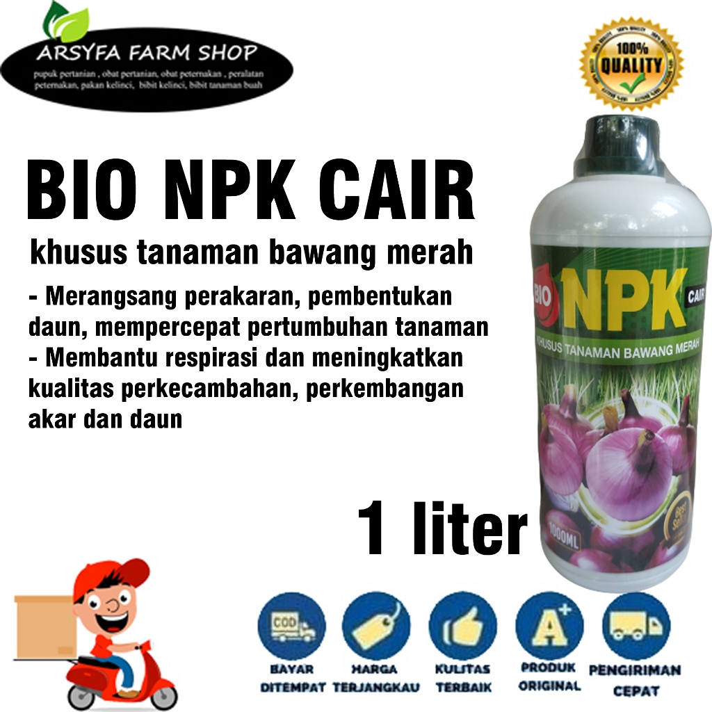 Jual Pupuk Bio Npk Cair Khusus Bawang Merah 1 Liter | Shopee Indonesia