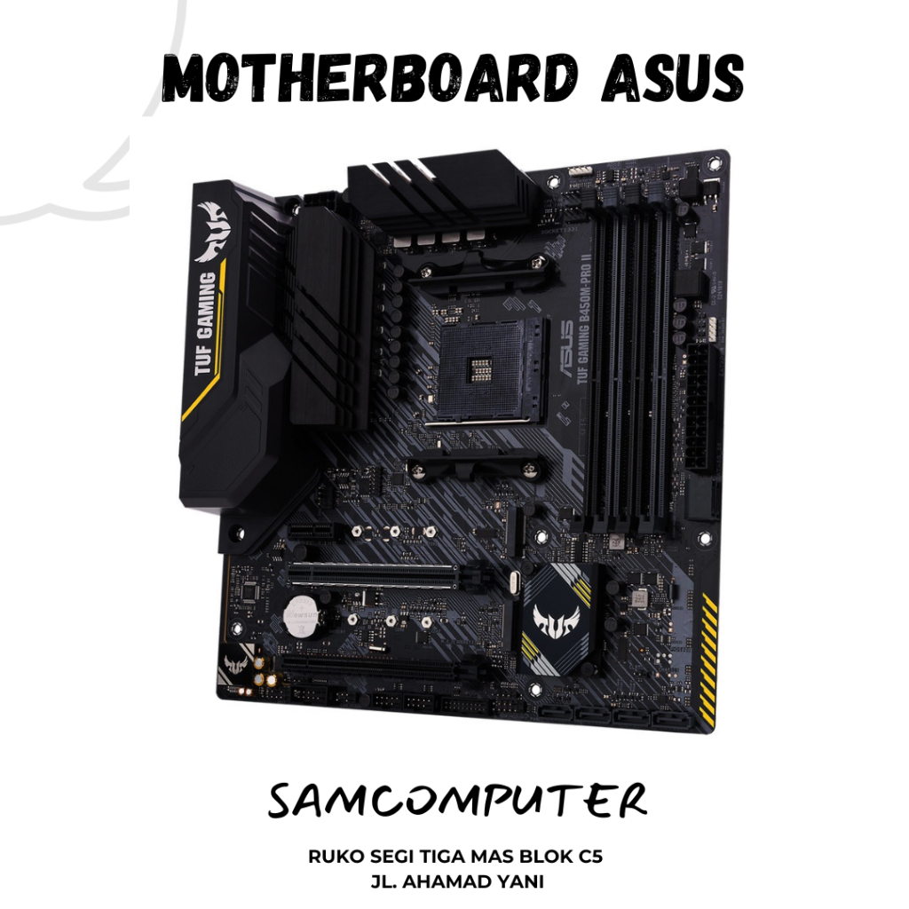 Jual ASUS TUF GAMING B450M-PRO II | Motherboard AMD B450 AM4 Micro ATX ...