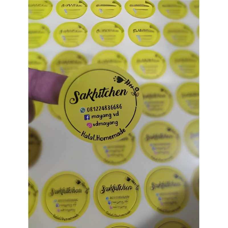 Jual Cetak Sticker Print & Cut Logo Usaha/Lebel , logo Toko DLL - Bisa ...
