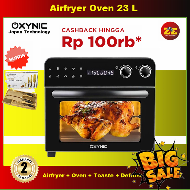 Jual Oxynic Air fryer Oven Full Touch Screen 23 L - Japan Technology ...