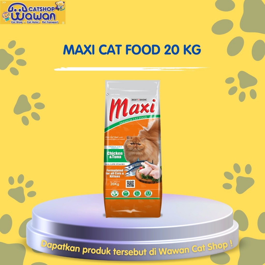 Jual MAXI Premium cat food 20 kg | Shopee Indonesia