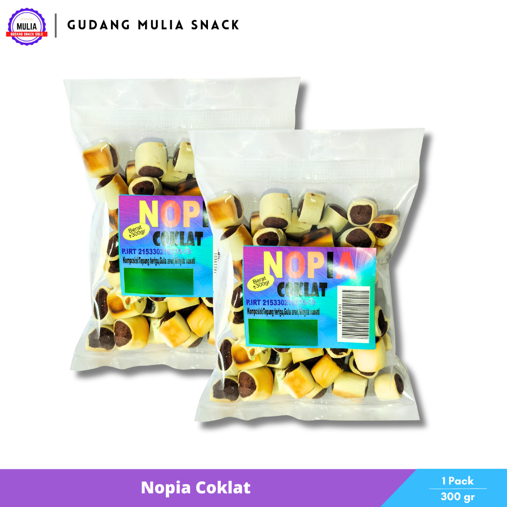 Jual Nopia Coklat 300 Gram | Shopee Indonesia