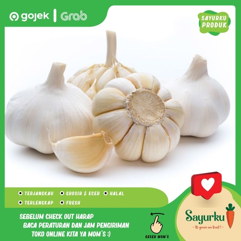 Jual Bawang Putih Kulit | Garlic | Shopee Indonesia