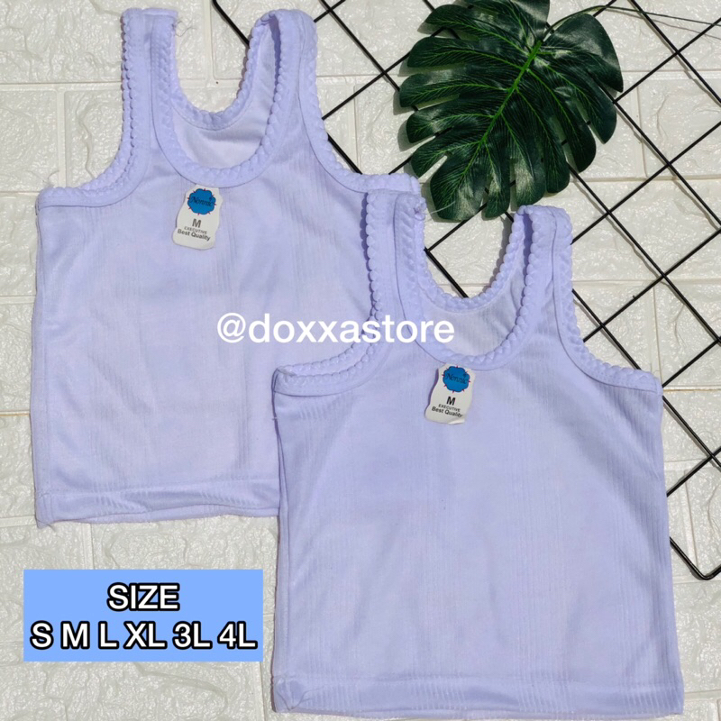 Jual 1Lusin Kaos Dalam Kaos Singlet Putih Polos Anak Sd Smp Sma ...