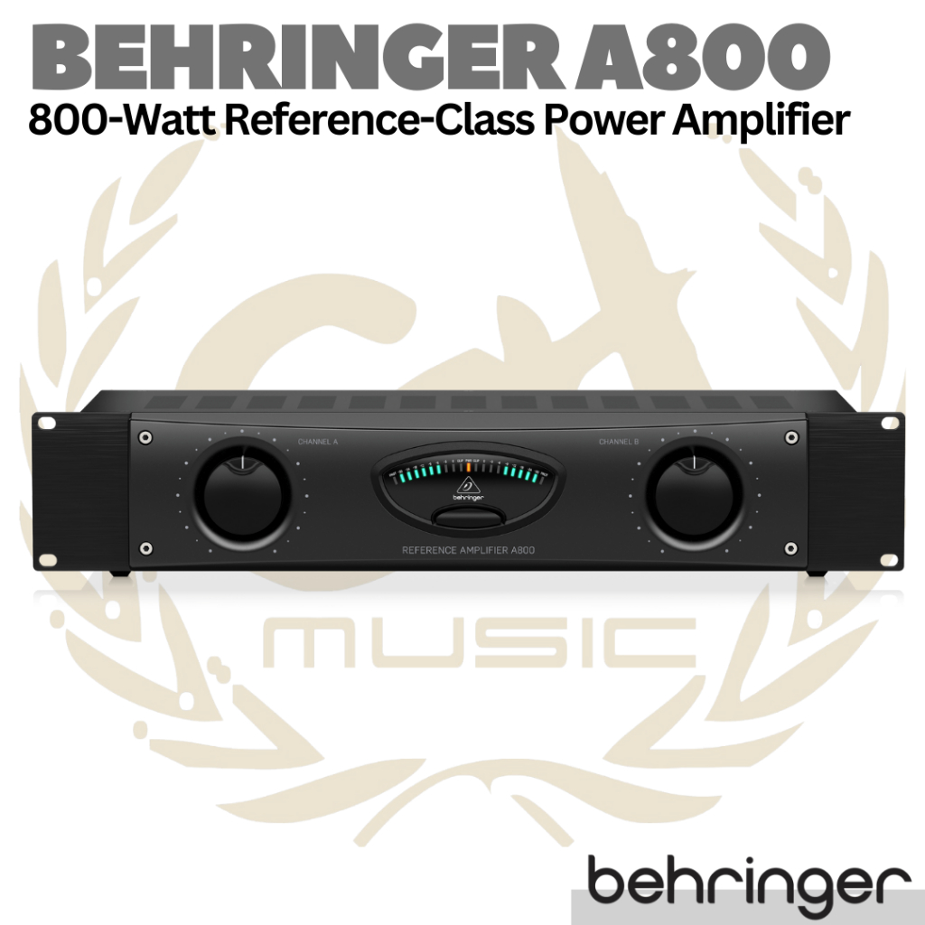 Jual BEHRINGER A800 800 Watt Reference Class Power Amplifier | Ampli Spiker | Shopee Indonesia