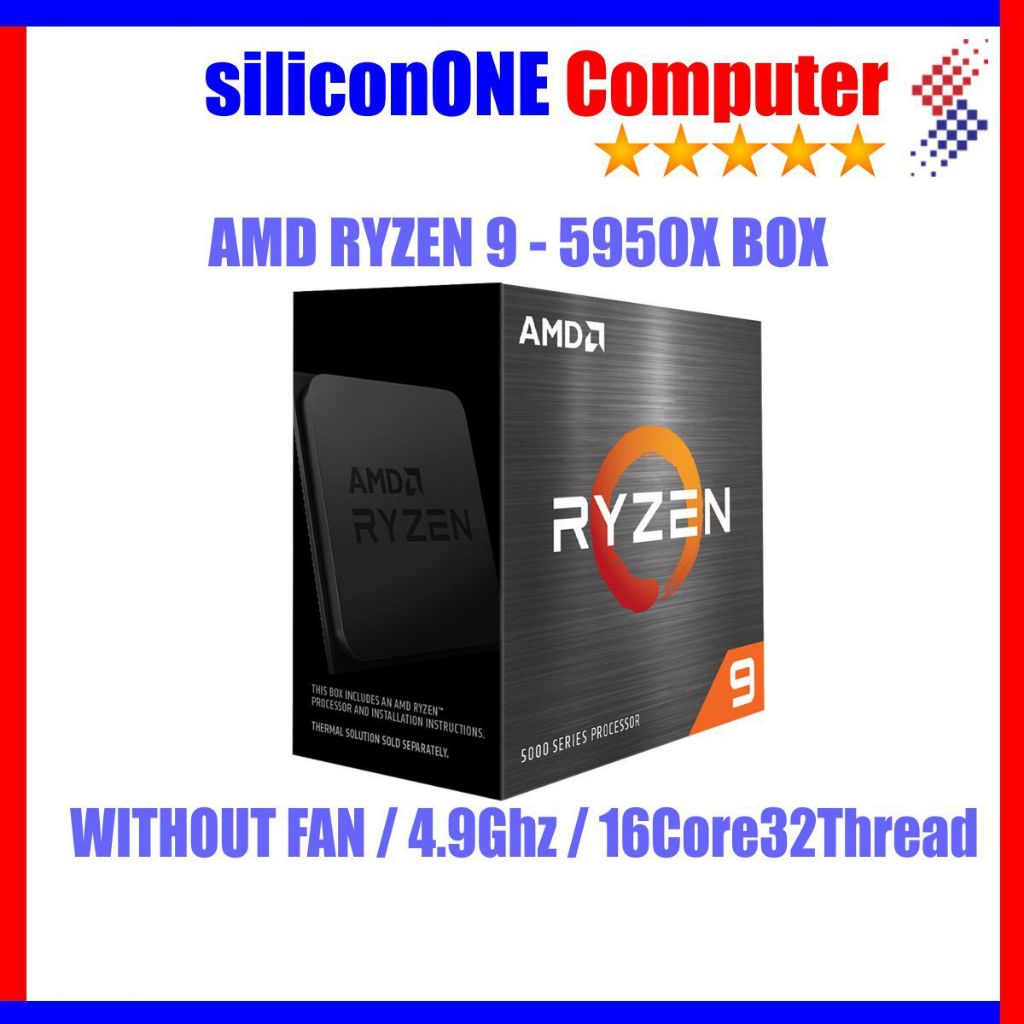 Jual AMD Ryzen 9 5950X BOX Processor | Shopee Indonesia