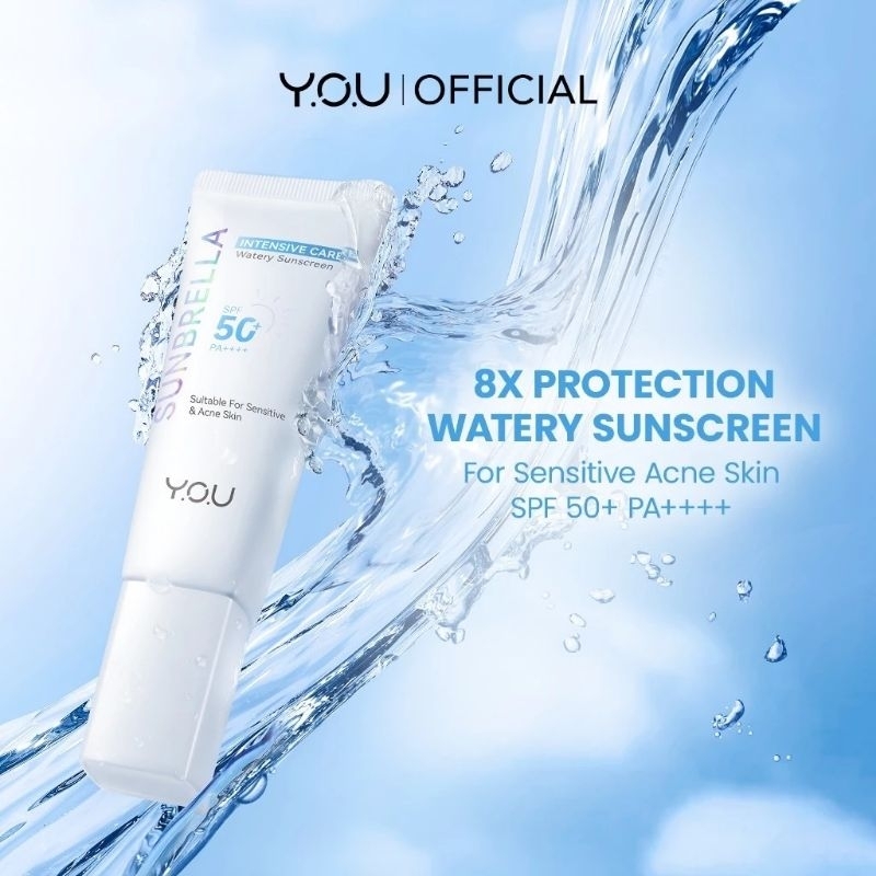 Jual Y.O.U Sunbrella Intensive Care Watery Sunscreen SPF 50 Pa ...