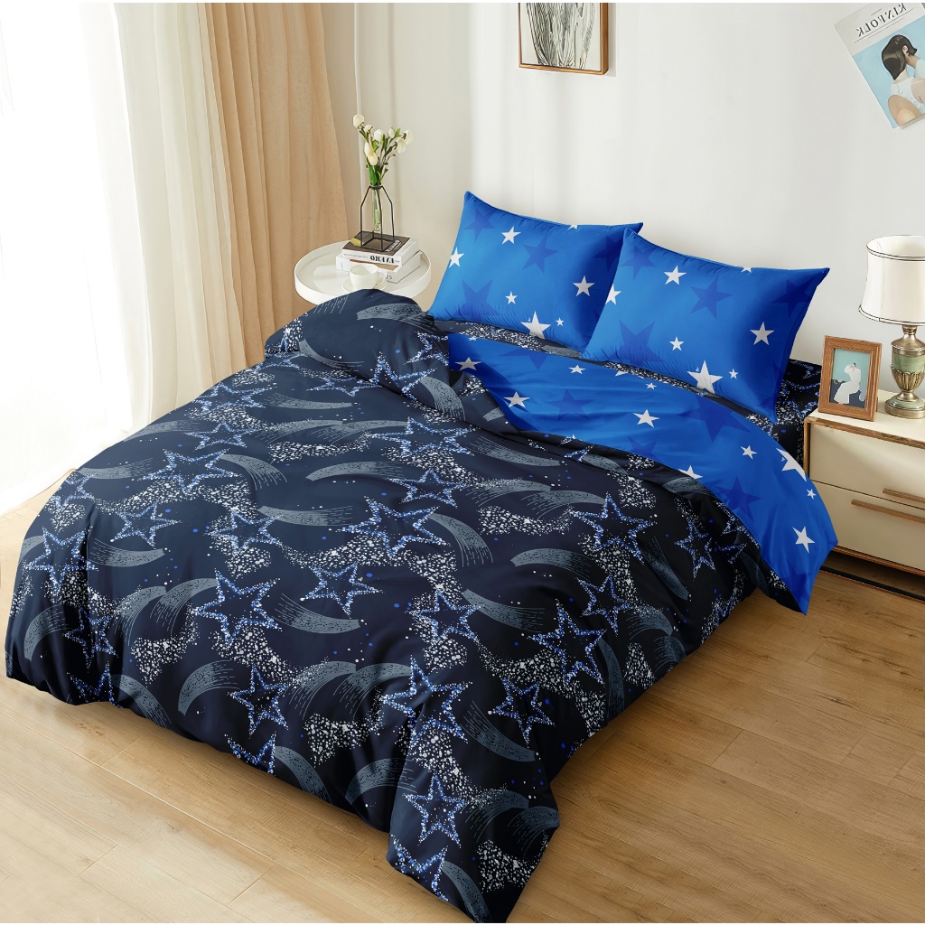 Jual Aloha - Bed Cover Set King 180x200 Tinggi 20 Fitted - Azela ...