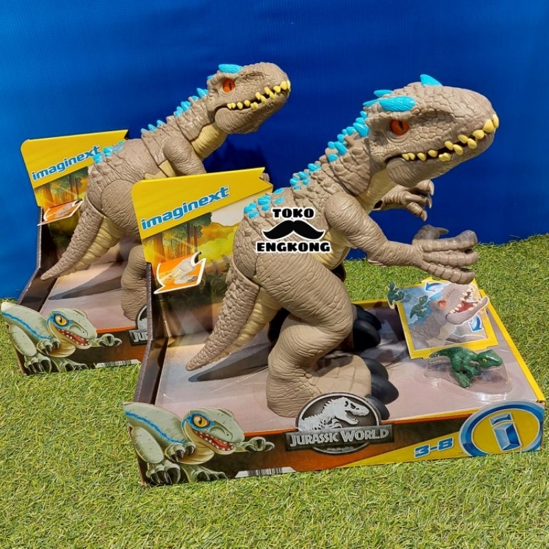 Jual JURASSIC WORLD INDOMINUS REX DINOSAUR TOY WITH THRASHING ACTION ...